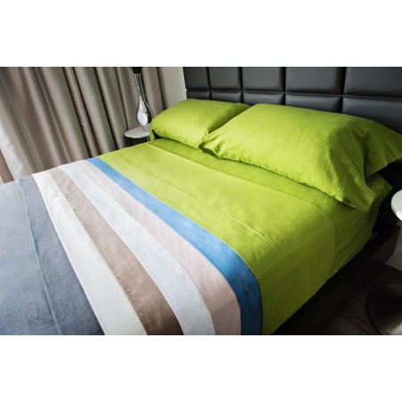 Draps de Flanelles Grandeur de Matelas Simple (39 x 75) Couleur Gris ...